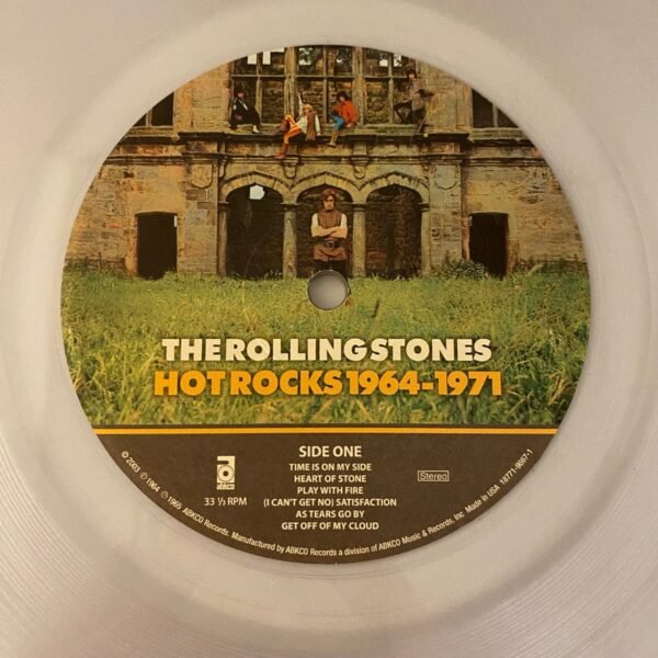 THE ROLLING STONES – HOT ROCKS 1964-1971 – x 2 LP Clear Vinyl – Sister ...